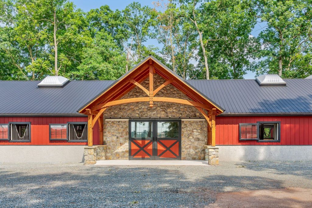 Timber Frame Barns for Sale-Amish Barn Builders