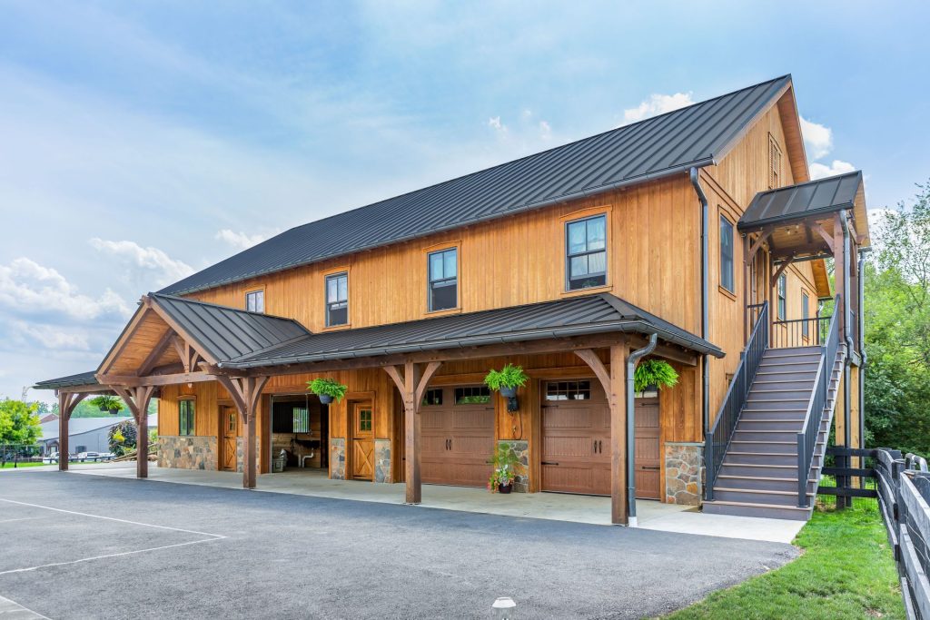 Timber Frame Barns for Sale-Amish Barn Builders